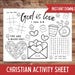 Christian Activity Sheet, Instant Download, Pdf, Christian Printable ...