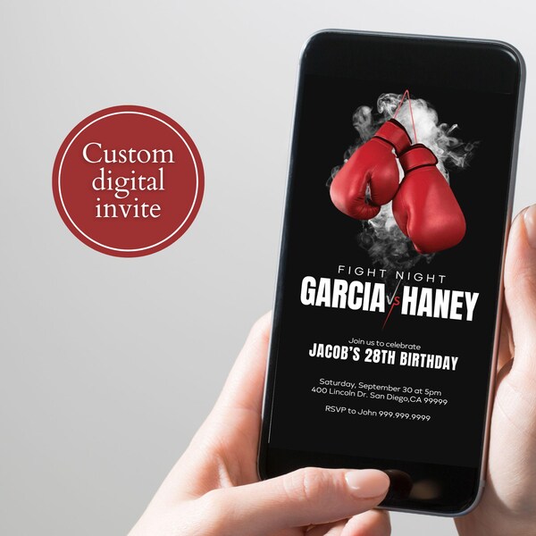 Fight Night Party - Etsy