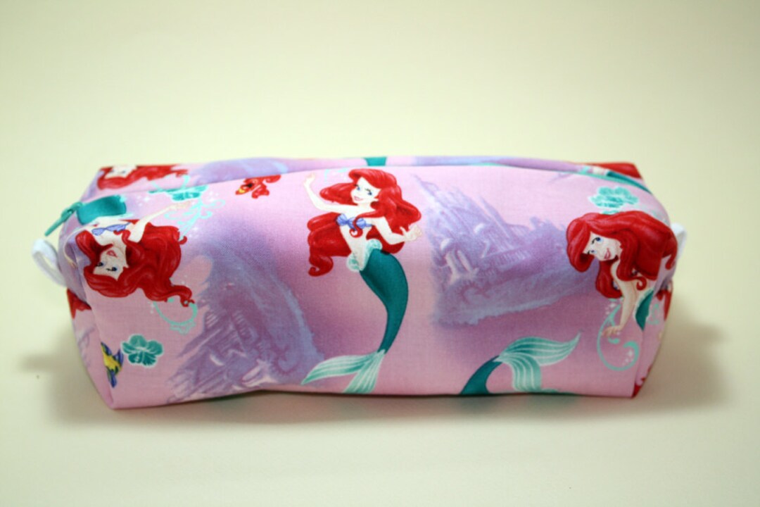 Boxy Makeup Bag - Disney's Ariel Little Mermaid Under the Sea Zipper ...