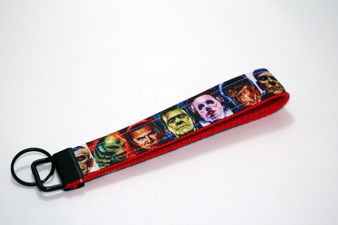 Key Fob Wristlet - Classic Horror Movie Monsters - Keychain - Etsy