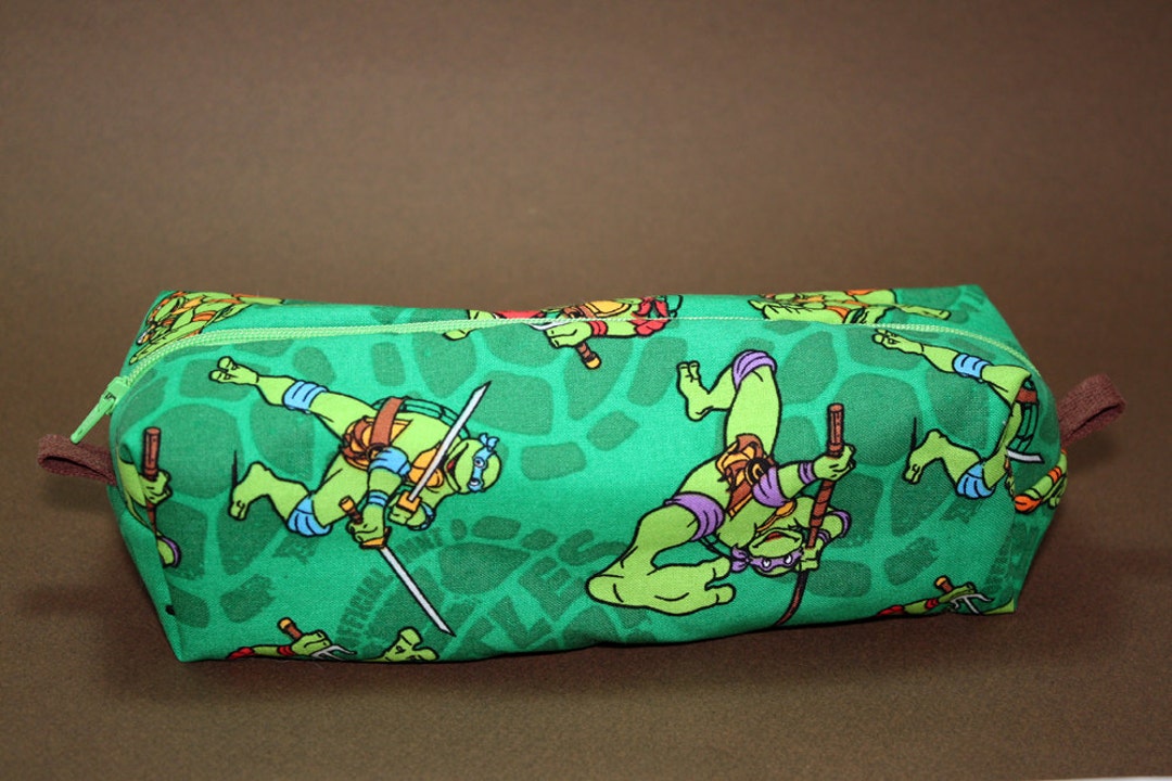 Boxy Makeup Bag Teenage Mutant Ninja Turtles TMNT Zipper Pencil Pouch ...