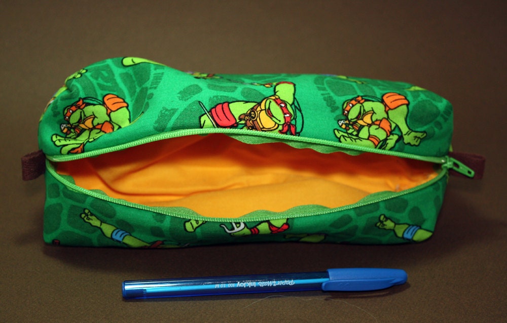 Boxy Makeup Bag Teenage Mutant Ninja Turtles TMNT Zipper - Etsy