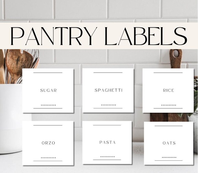 Pantry Labels, Pantry, Label Organization, Labels, Kitchen Organizing ...