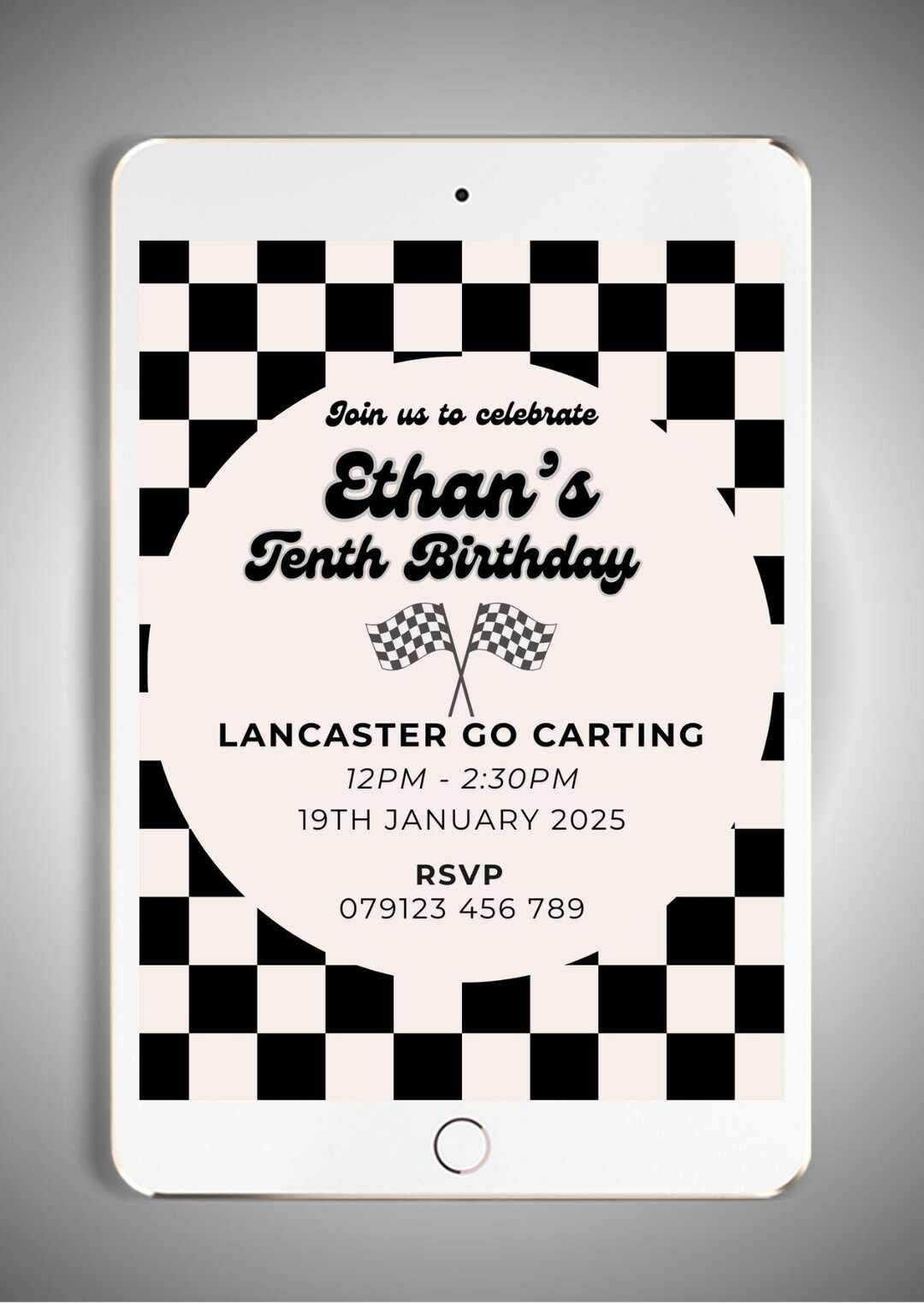 Digital Invitation , Boys Invitation, Party Invite, Invitations, Funky ...