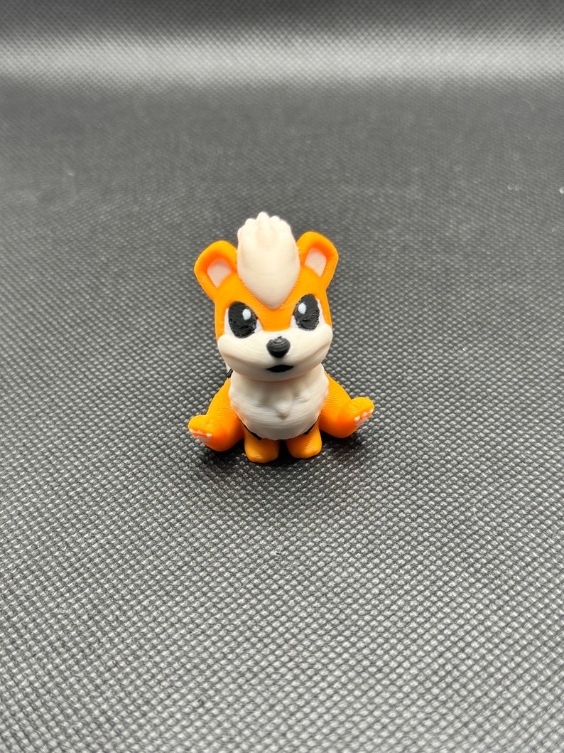 Growlithe Figurine 3D Printed Pokemon Figure Pokemon Figurine Pokemon ...