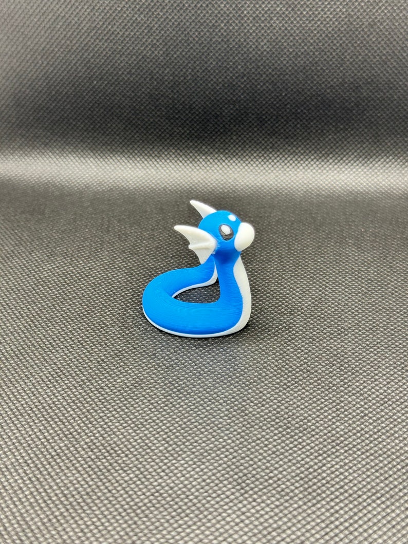 Chibi Dratini Figurine | 3D Printed Pokemon Figure | Pokemon Figurine ...
