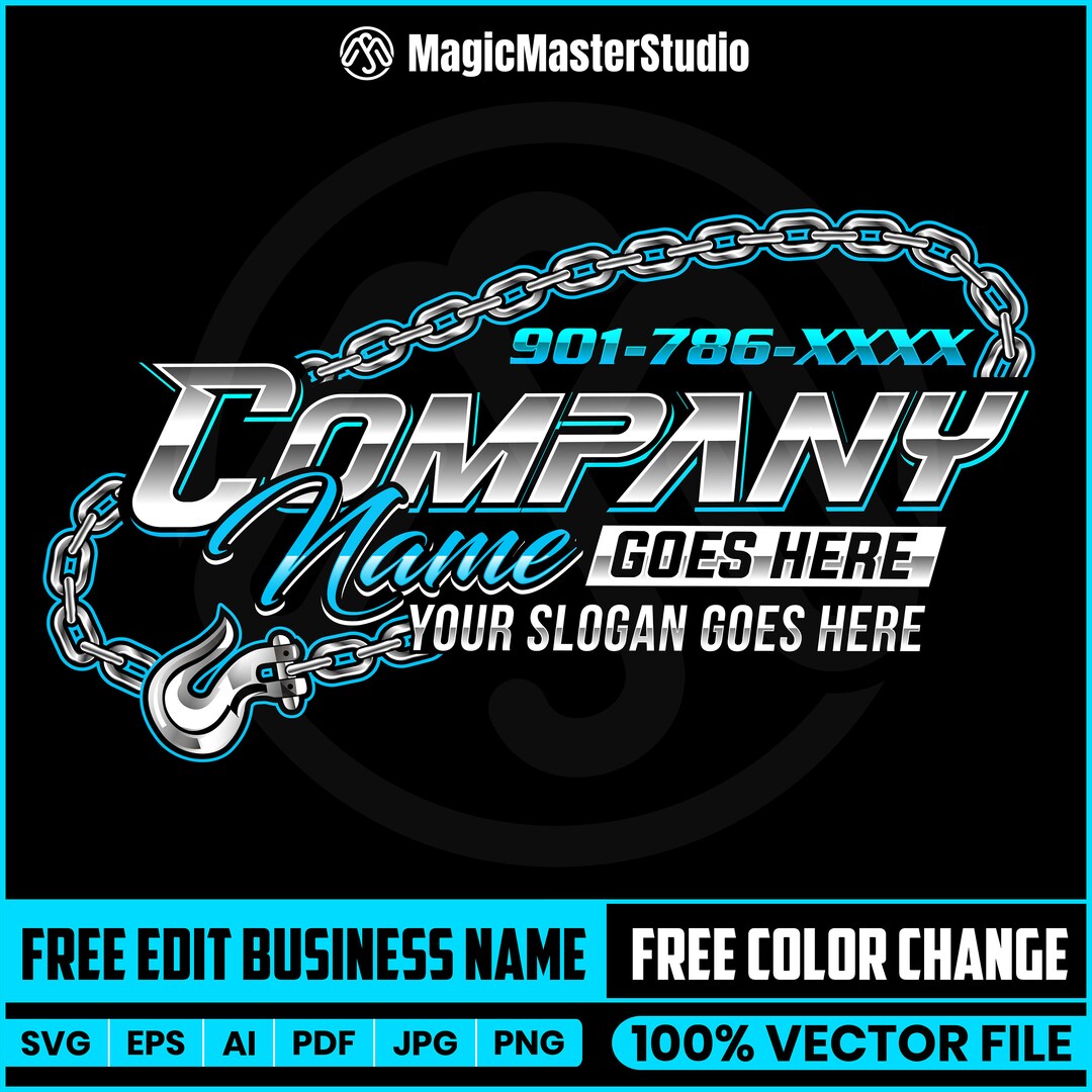 Professional Tow Truck Service Logo Design, Towing Truck Logo, Roadside ...