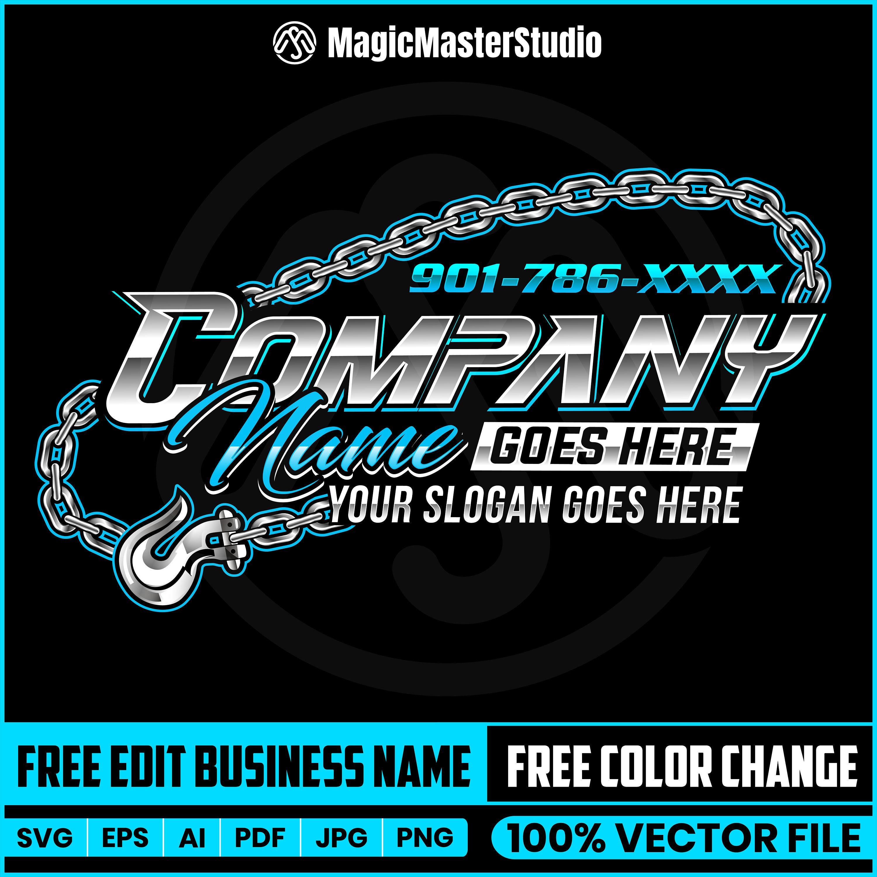 Professional Tow Truck Service Logo Design, Towing Truck Logo, Roadside ...