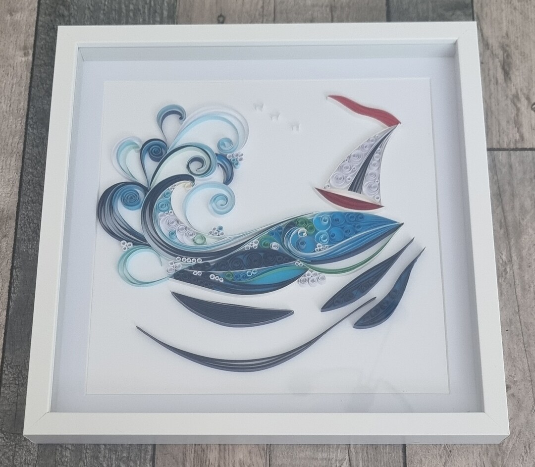 Wave and Ship Quilling - Etsy