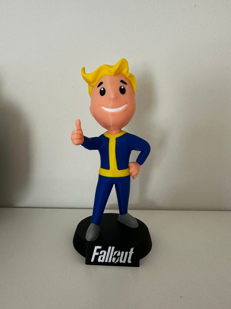 Fallout Vault Boy Figurine - Classic Thumbs up Collectible for Fallout ...