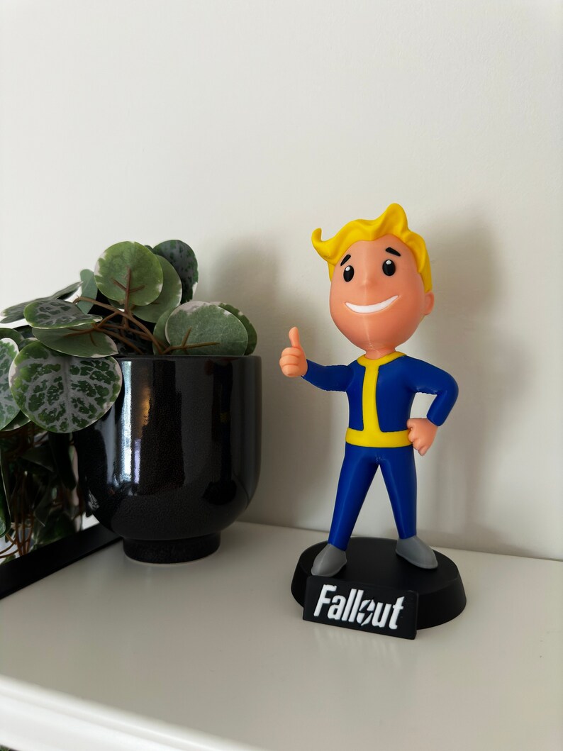 Fallout Vault Boy Figurine - Classic Thumbs up Collectible for Fallout ...