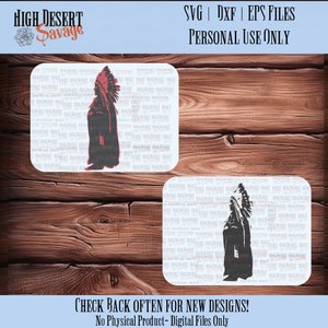 Native American Chief (solo) SVG / DXF / EPS - Etsy