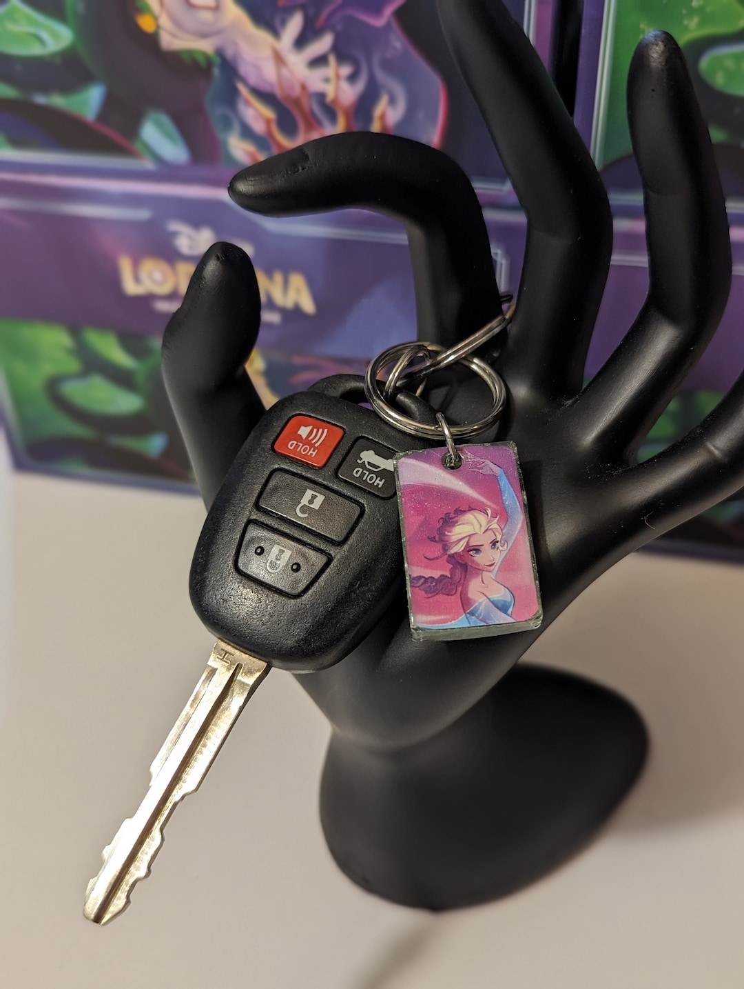 Elsa Snow Queen Frozen Key Chain Handmade - Etsy