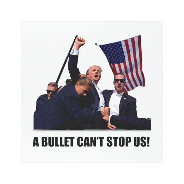 Trump Bullet Decal - Etsy
