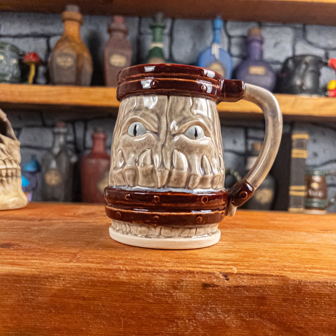 Handmade Stoneware Monster Mimic Mug, Dnd Gamer Gift - Etsy