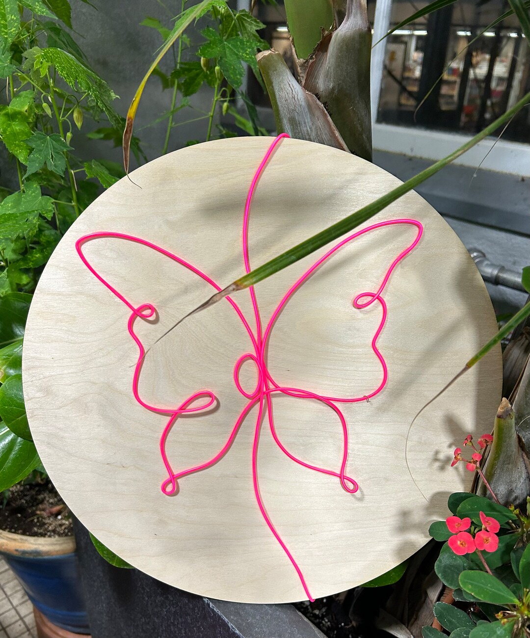 Butterfly Wood Neon Sign, Custom Neon Sign, Home Decor, Shelf Decor ...