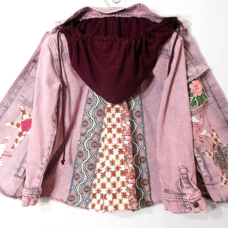 Hippie Jean Jacket - Etsy