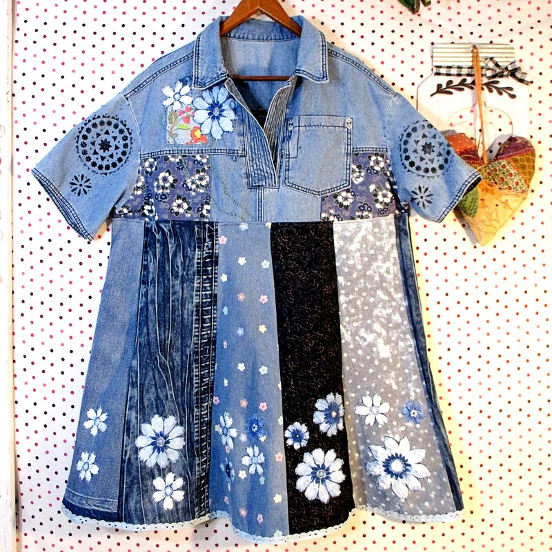 Patchwork Tunic - Etsy