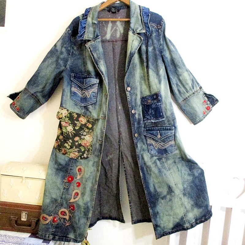 Upcycled Jacket - Etsy