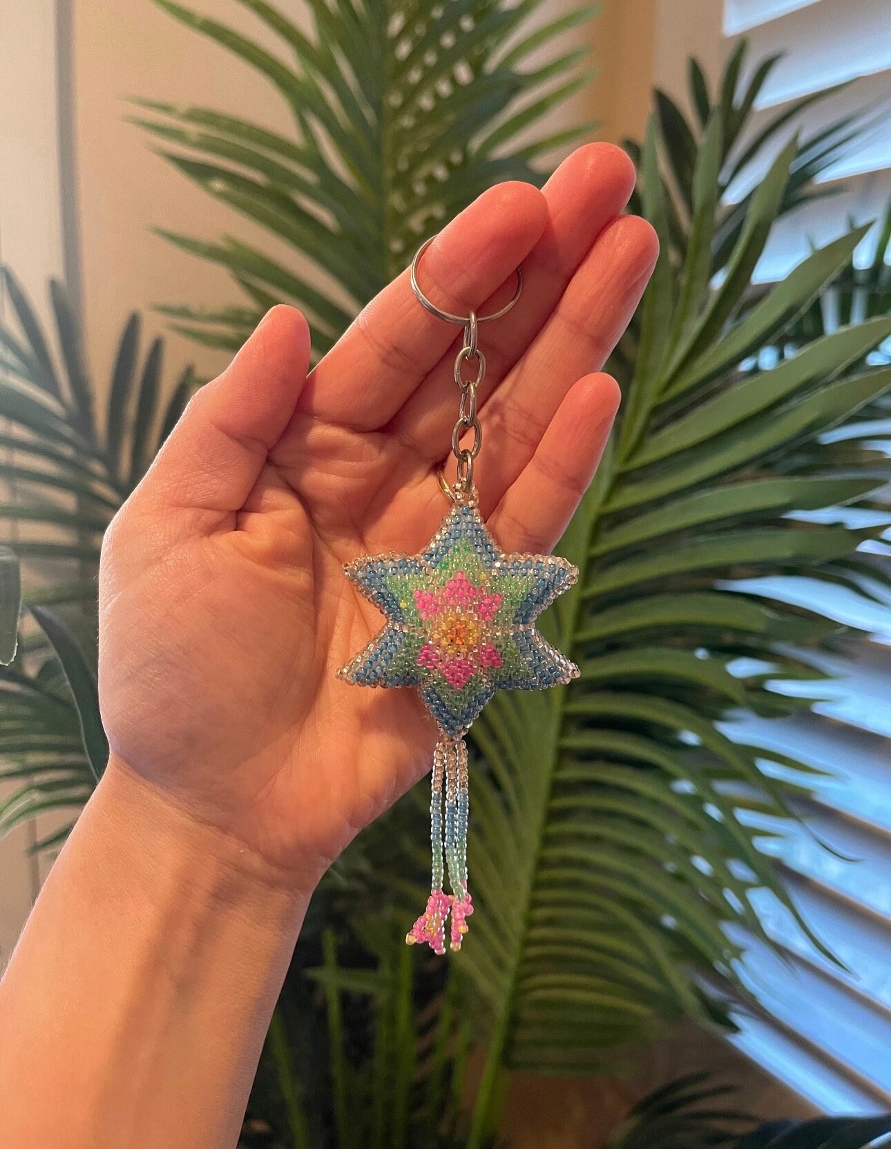 Huichol Keychain, Keychains, Mexican Keychain, Huichol Accessories ...