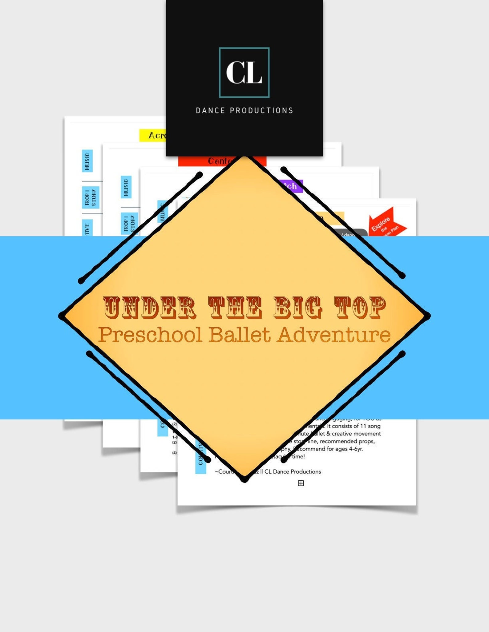 Under the Big Top: Preschool Ballet Adventure - Dance Class Lesson Plan ...