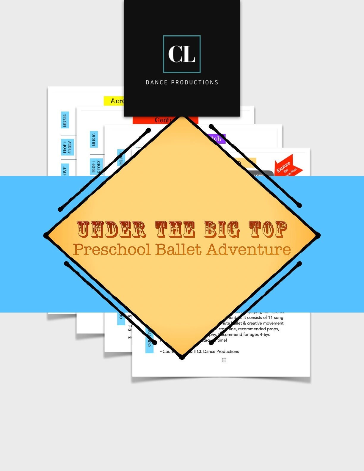 Under the Big Top: Preschool Ballet Adventure - Dance Class Lesson Plan ...