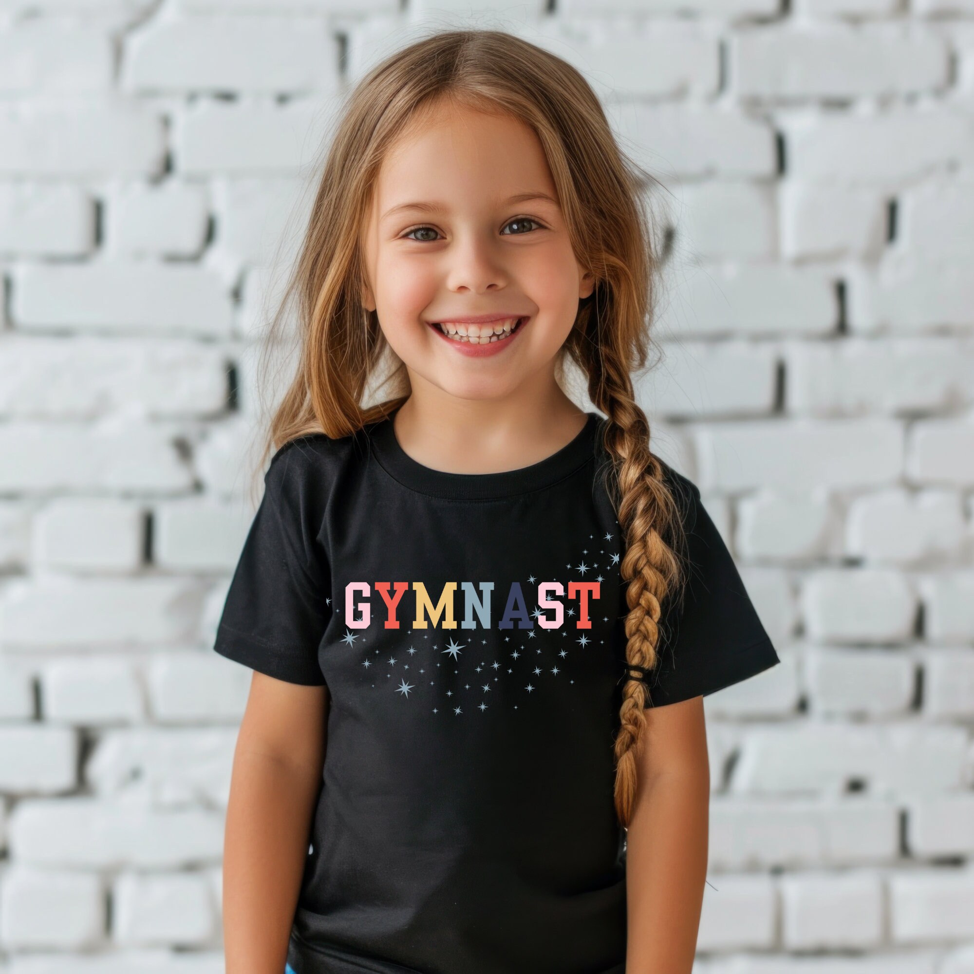 Girl's Gymnast T-shirt, Kids Gymnastics Tee, Gymnastics Lover Gift ...