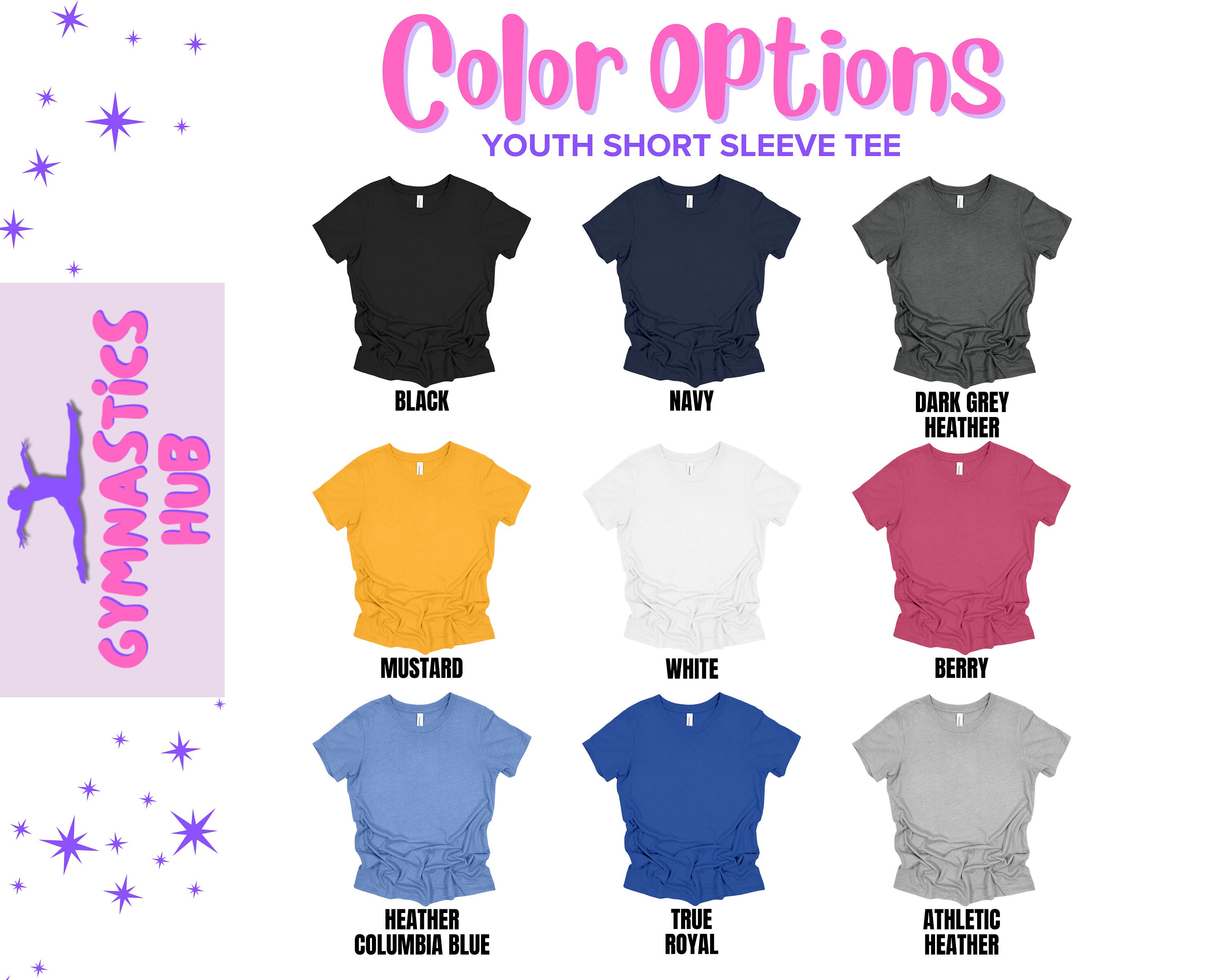 Girl's Gymnast T-shirt, Kids Gymnastics Tee, Gymnastics Lover Gift ...