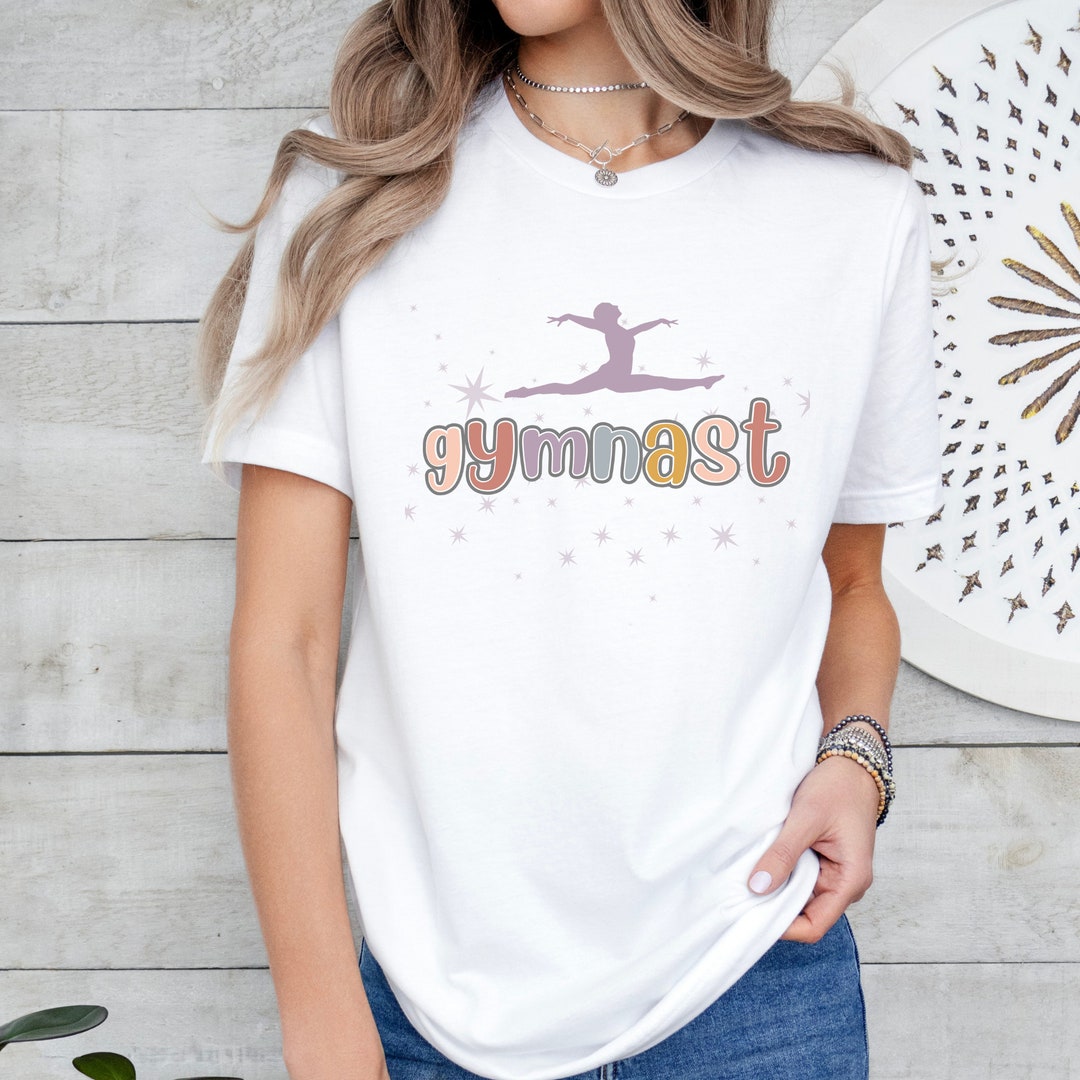 Gymnastics Shirt for Young Women, Perfect Gift for Gymnasts, Purple ...