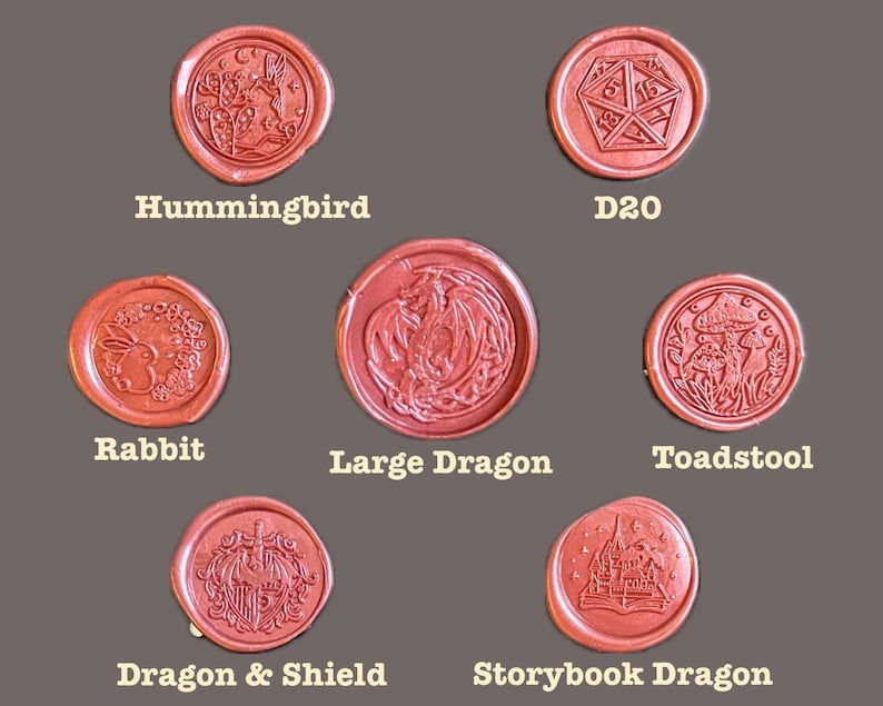 Dnd Fantasy Wax Seals - Etsy