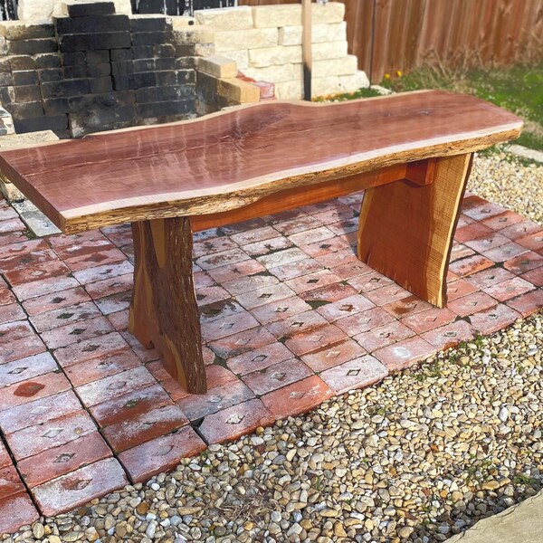 Cedar Bench - Etsy