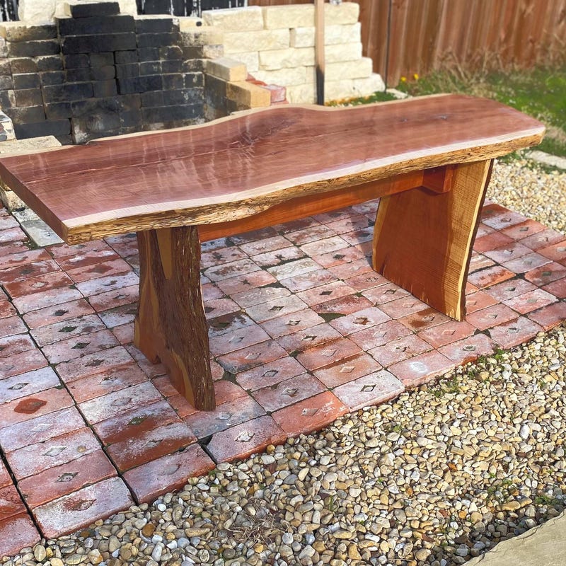 Cedar Bench - Etsy