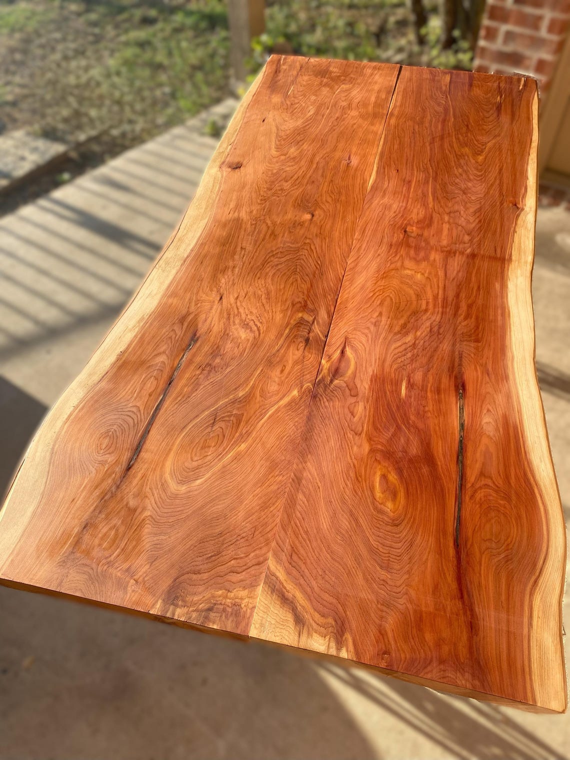 Cedar Table on Singer Sewing Machine Frame - Etsy