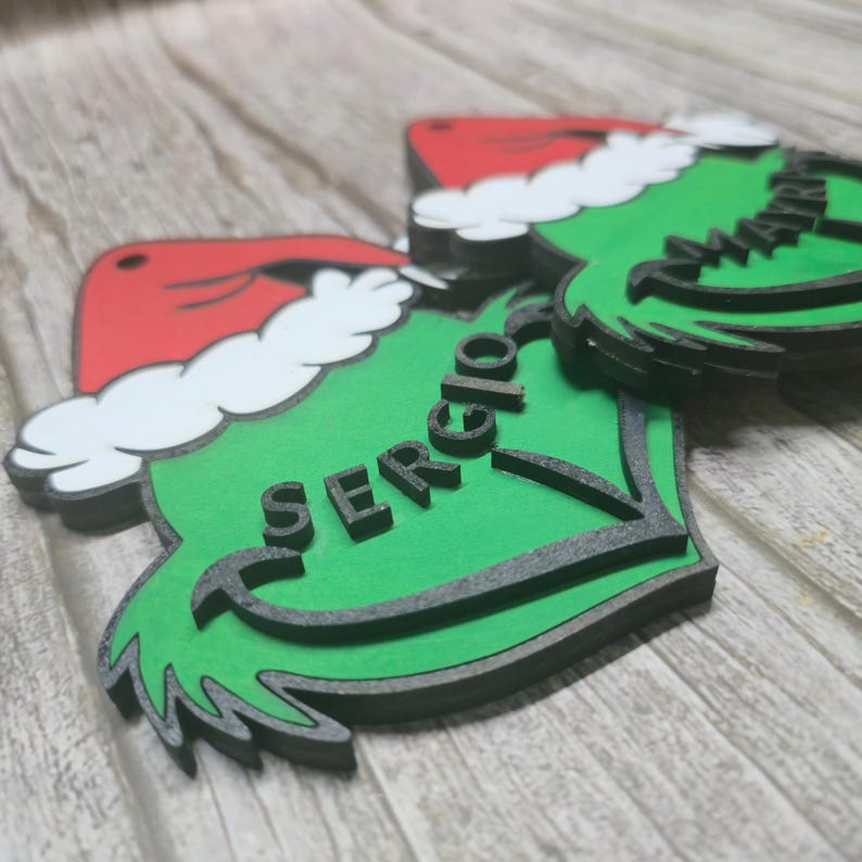 Diseño Digital Esferas Navideñas del Grinch para laser - Grinch ...