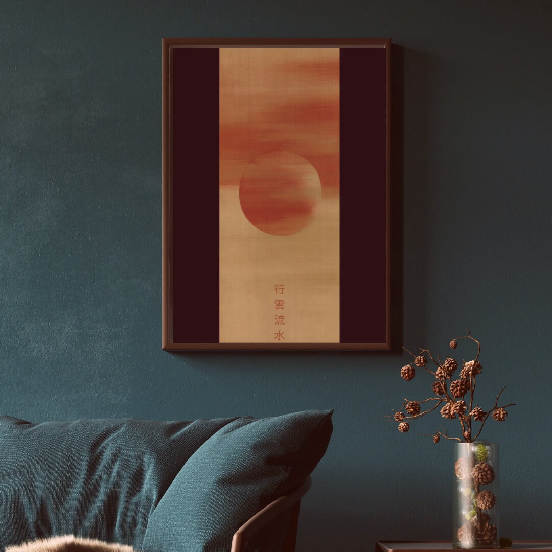 Rising Sun Poster, Shibata Zeshin, Japanese Art, PRINTABLE Art ...