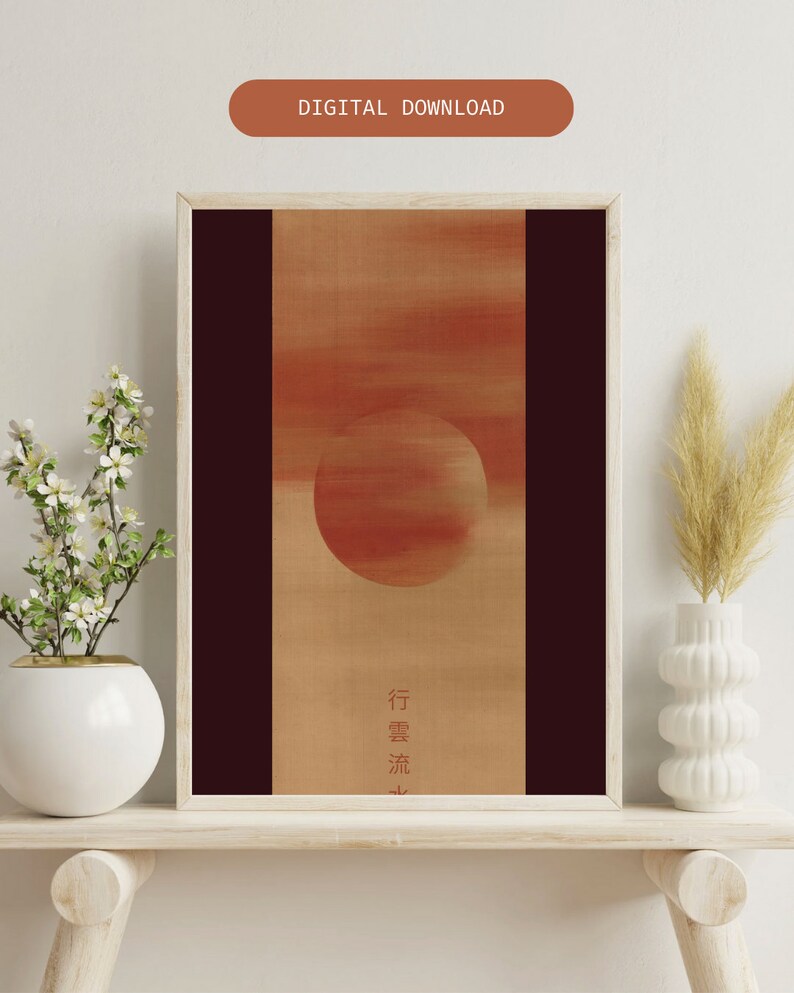 Rising Sun Poster, Shibata Zeshin, Japanese Art, PRINTABLE Art ...