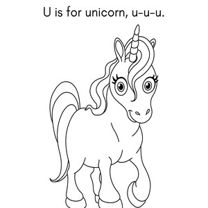 26 Animals Coloring Pages, Alphabet Coloring Sheets, 28 Printable Pages ...