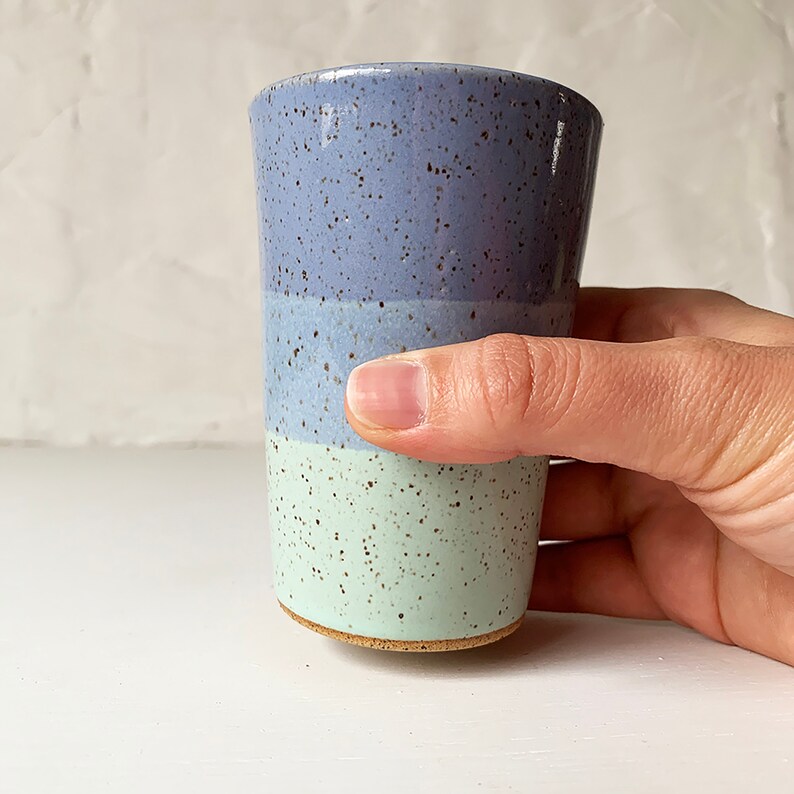 Handmade Stoneware Cup, Modern Speckled Stoneware - Etsy