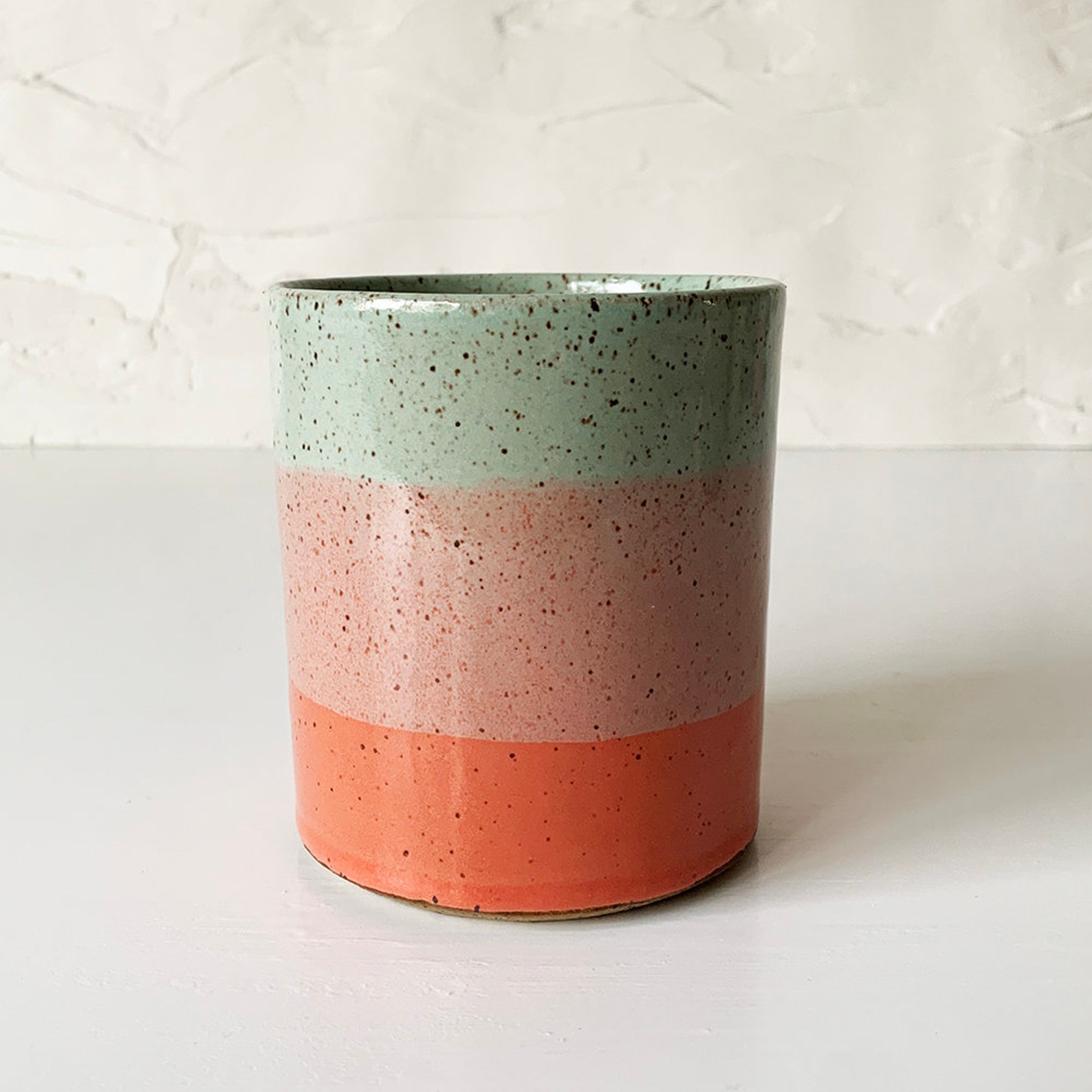 Handmade Stoneware Rocks Cup: Colorful Cocktail Cup - Etsy