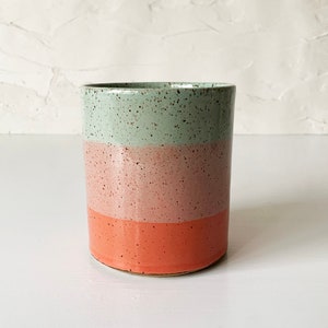 Handmade Stoneware Rocks Cup: Colorful Cocktail Cup - Etsy