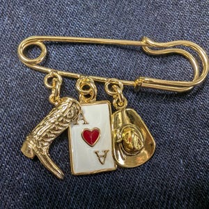 Western Pin, Cowgirl Pin, Baby Pin, Equestrian, Boot, Ace of Hearts and ...