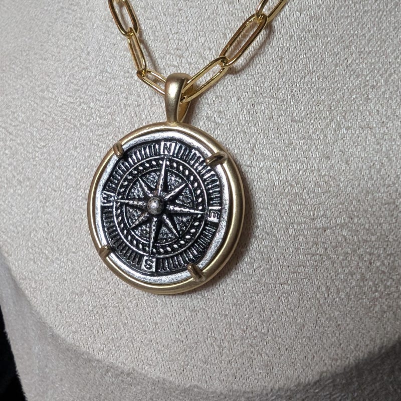 Compass Coin - Etsy