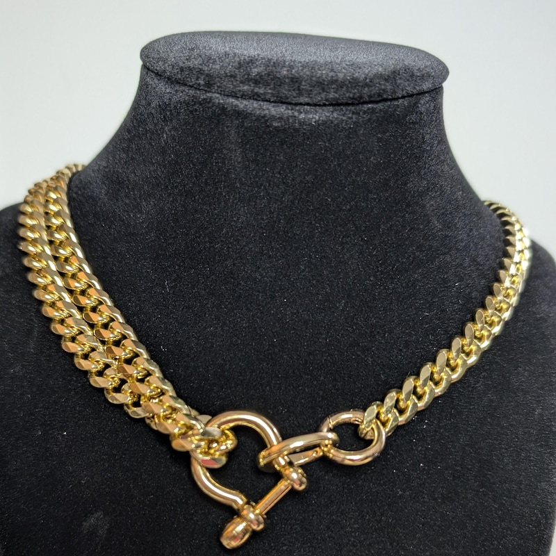 Chunky Gold Chain - Etsy