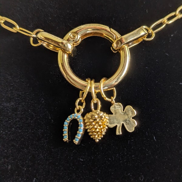 Mini Charm Necklace - Etsy