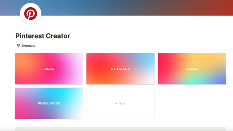 Notion Pinterest Creator Template, Pinterest Goal Tracker, Pinterest ...