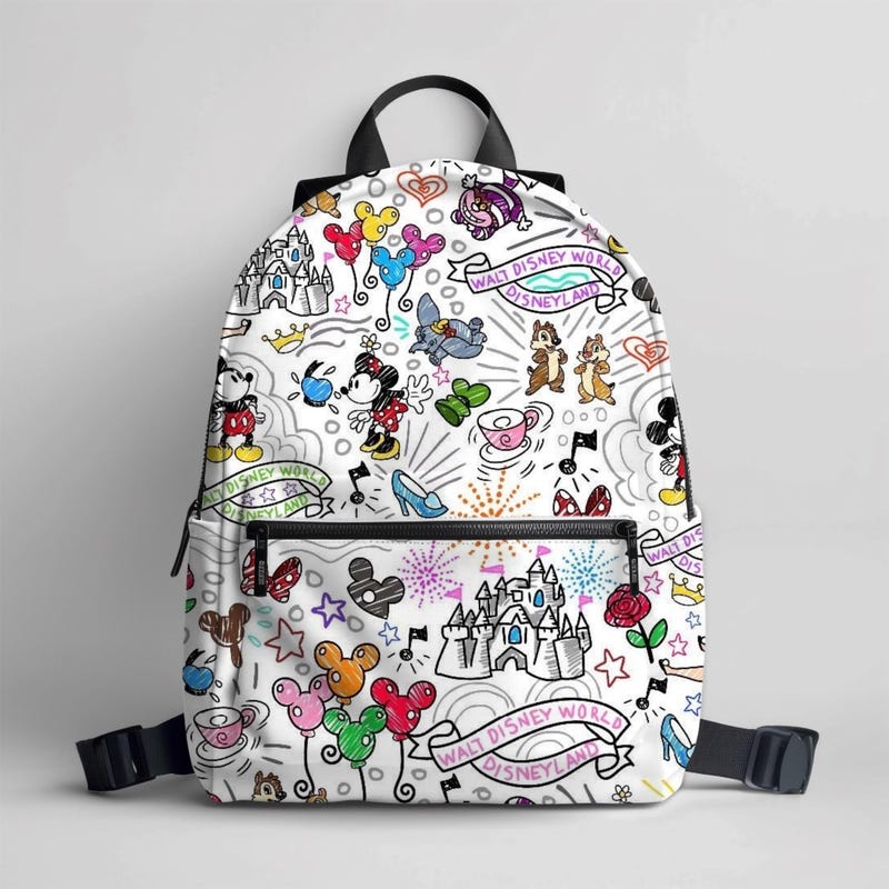 Cartoon Characters School Bags - Etsy