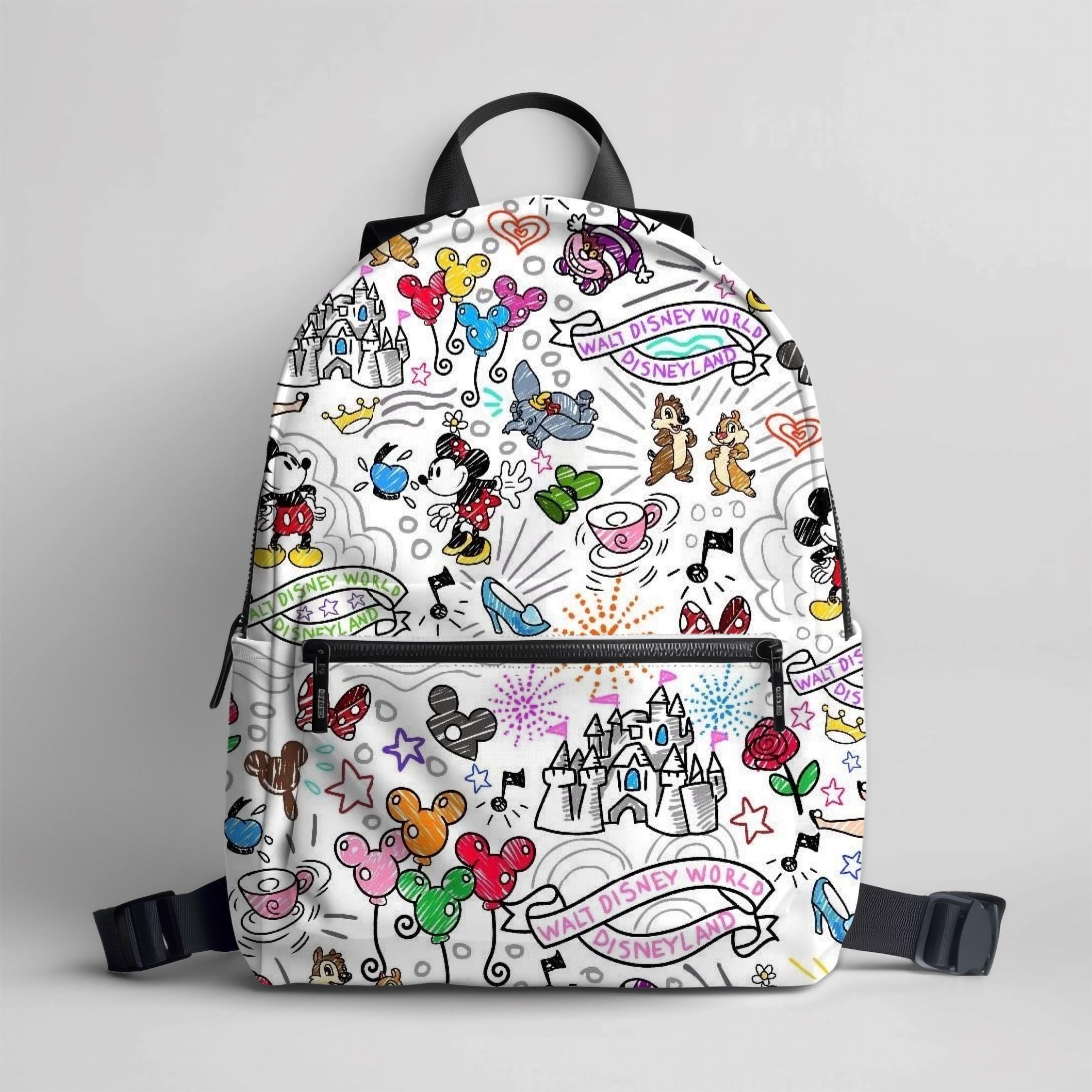 Disney Doodle Backpack, Kids School Bag, Mickey Minnie Mouse Rucksack ...