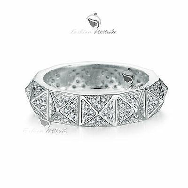Silver Pyramid Ring - Etsy