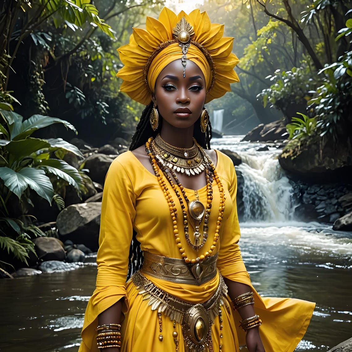 Oshun Prayer Cards, Altar Card, Orisha - Etsy