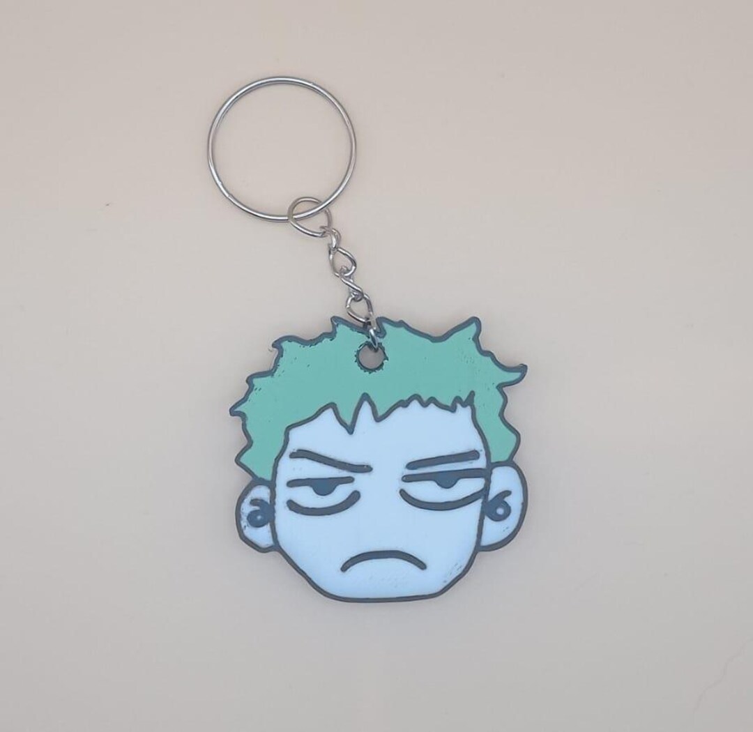 Roronoa Zoro - One Piece Keychain - Etsy UK